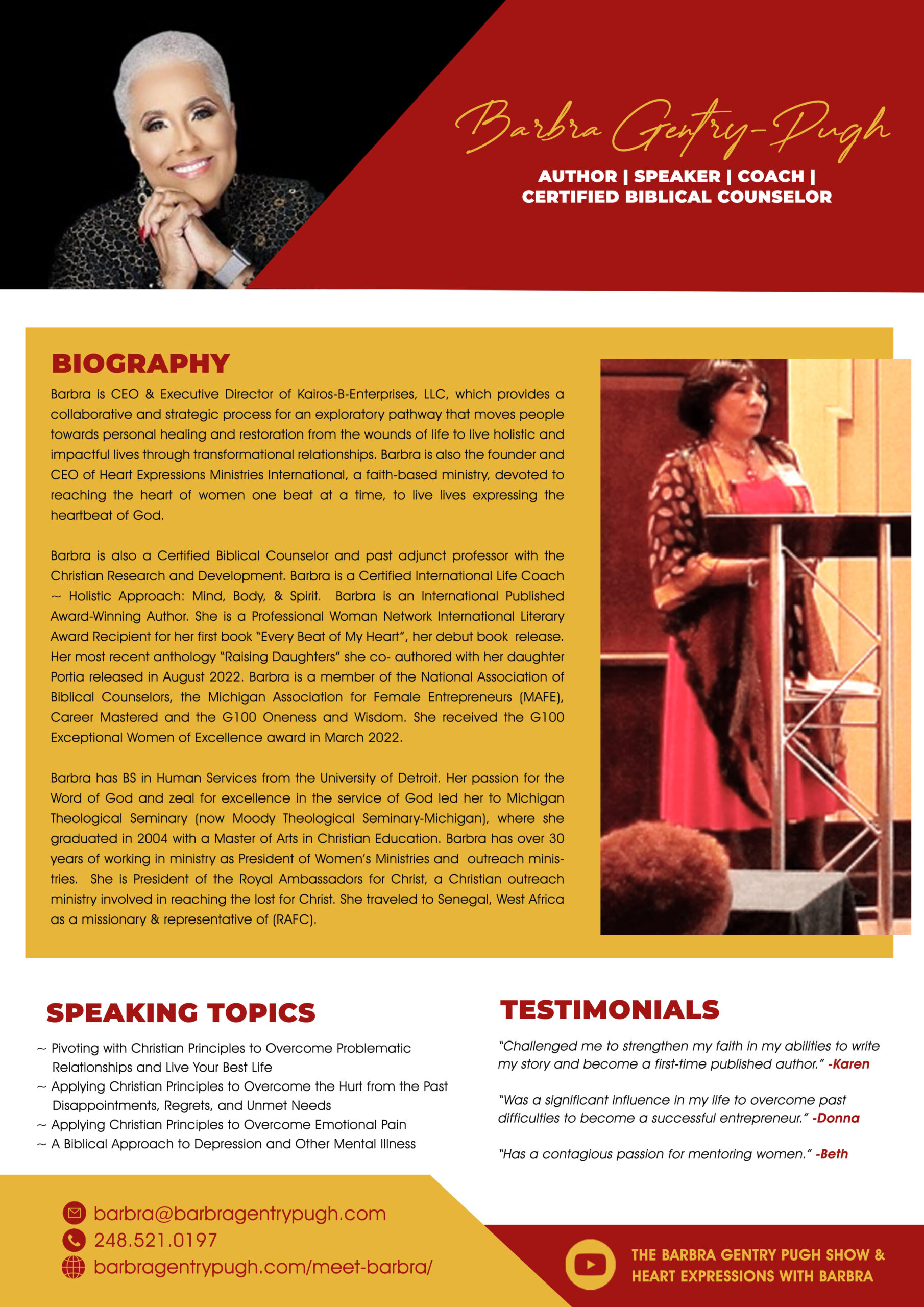 Barbra Gentry-Pugh - Barbra Gentry Pugh